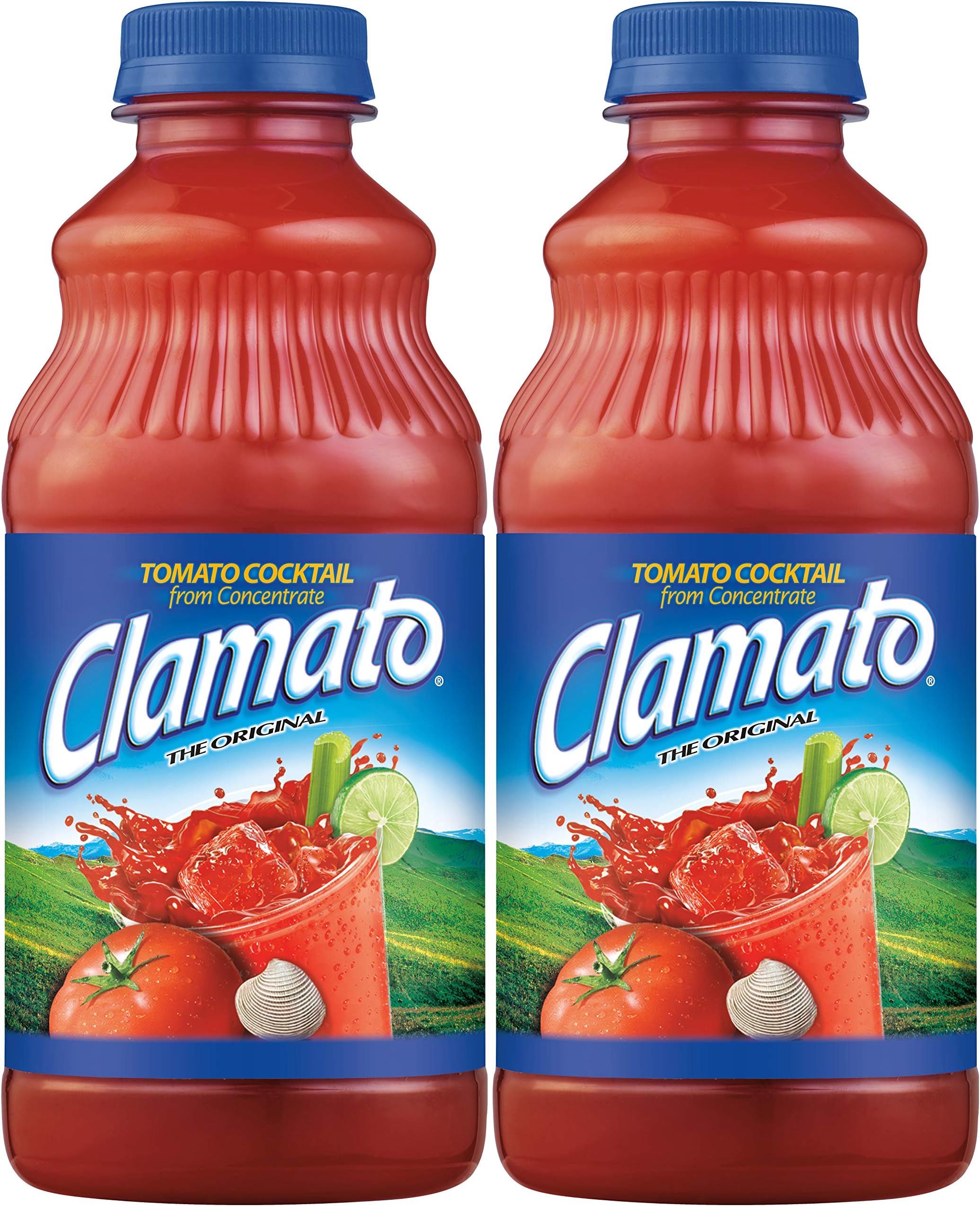 Amazon.com : Clamato Limon Tomato Cocktail, 64 Fluid Ounce Bottle ...