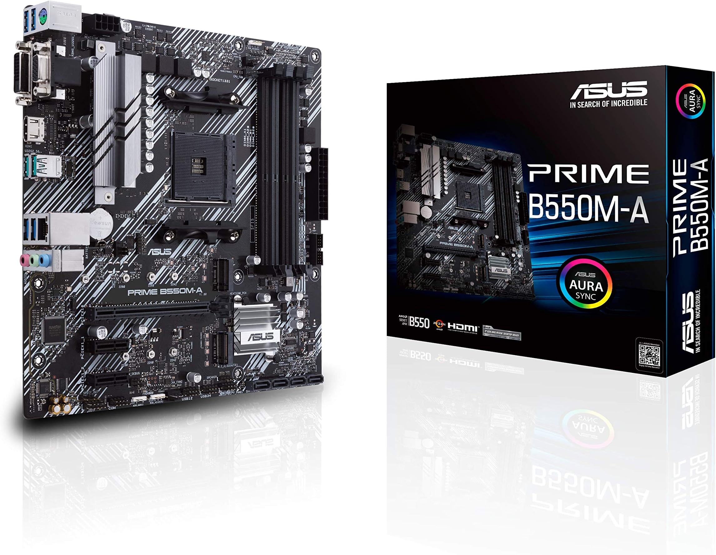 ASUS TUF Gaming B550-PLUS WiFi II ATX Gaming Motherboard, AMD B550 ...