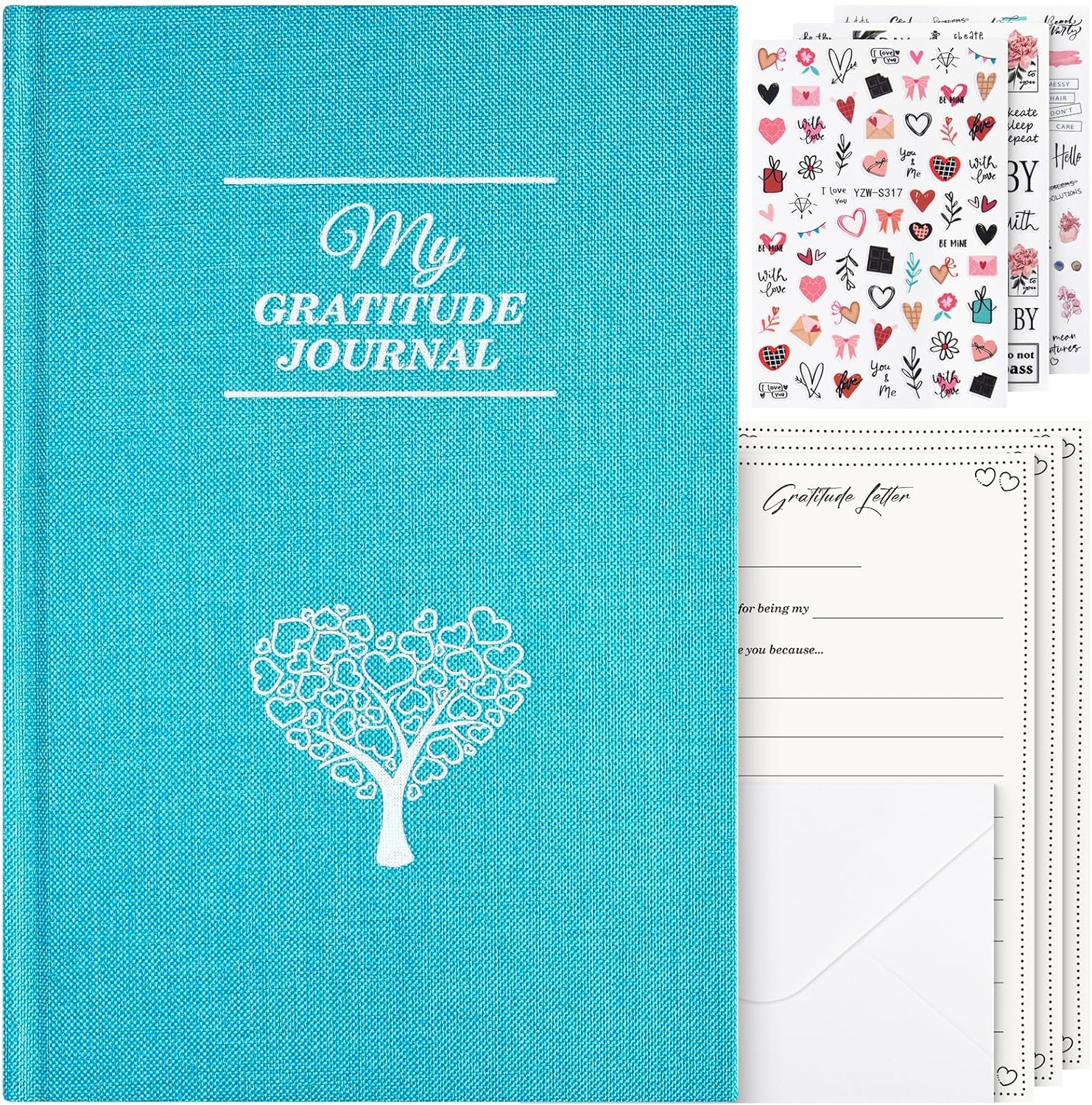 Diario de gratitud para mujeres y hombres, diario de bienestar al día ...