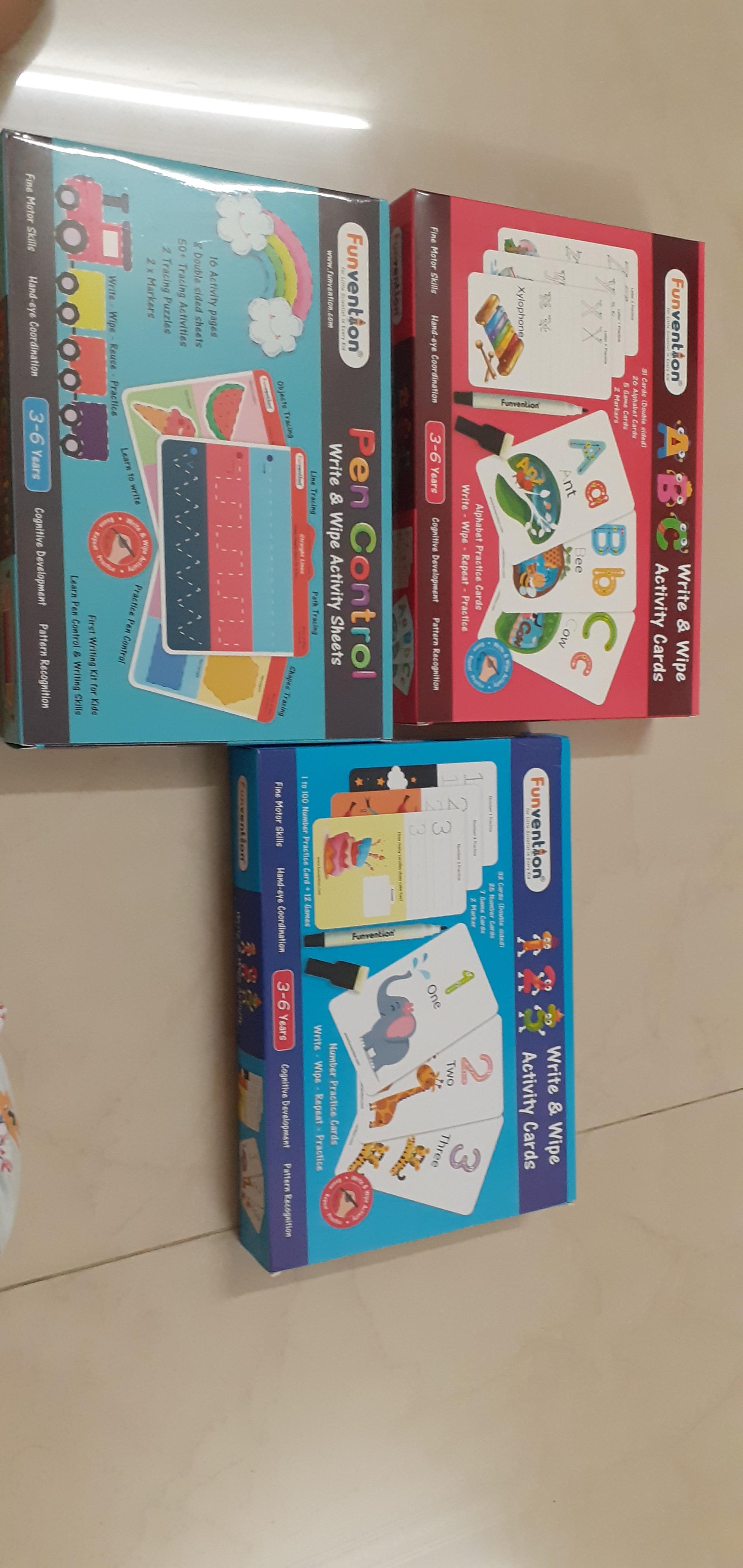 funvention- for little scientist in every kid numbers and alphabets ...