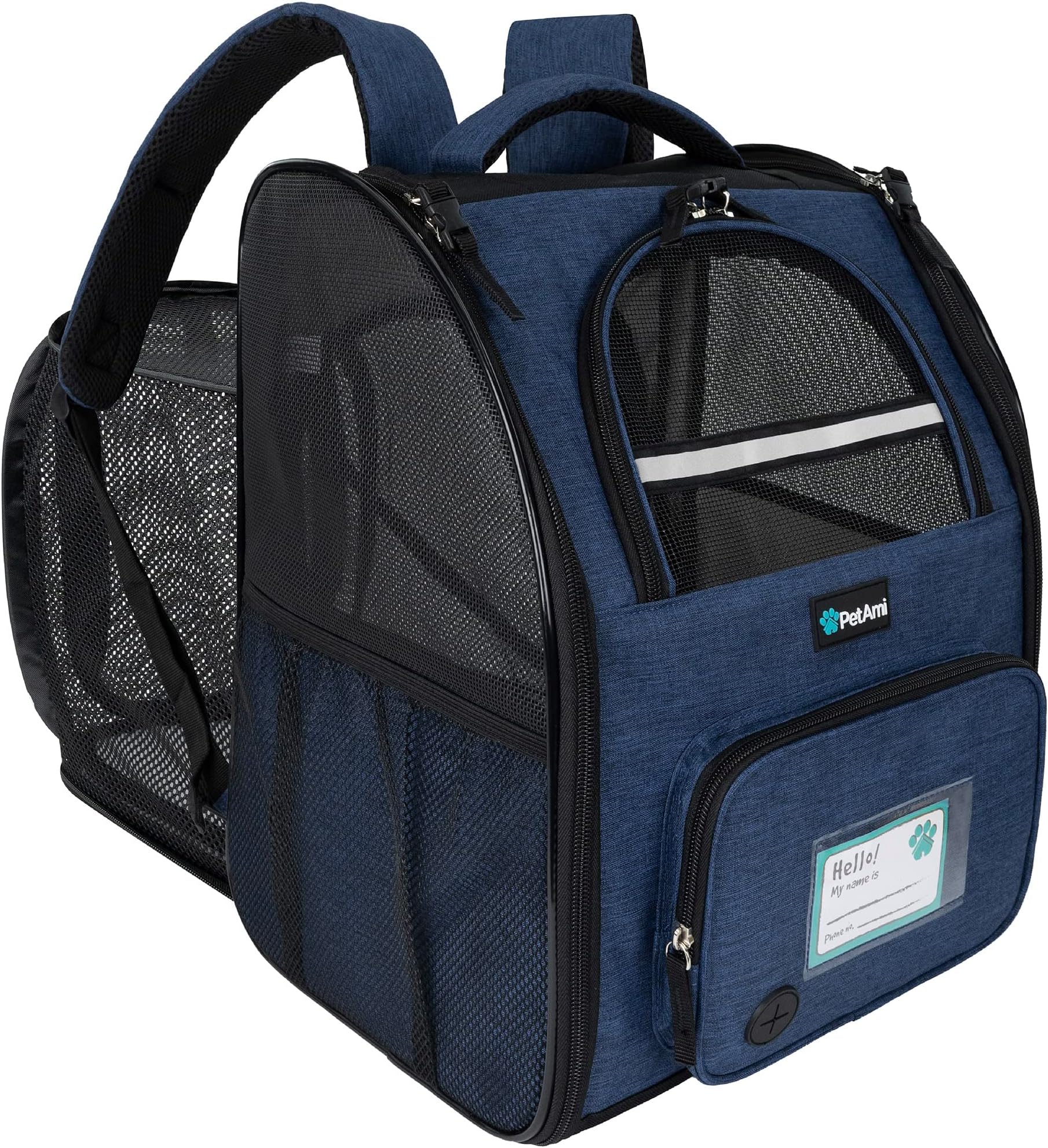 Amazon.com : PetAmi Dog Cat Backpack Carrier, Expandable Pet Carrier ...