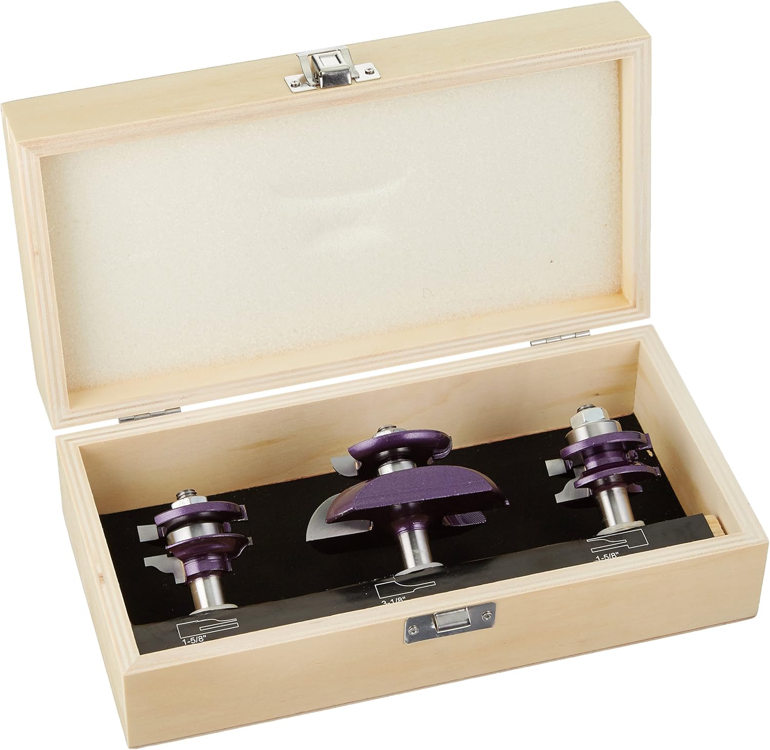 Grizzly H5551 Pane Length Bit 3-Piece Set with Undercutter - Edge ...