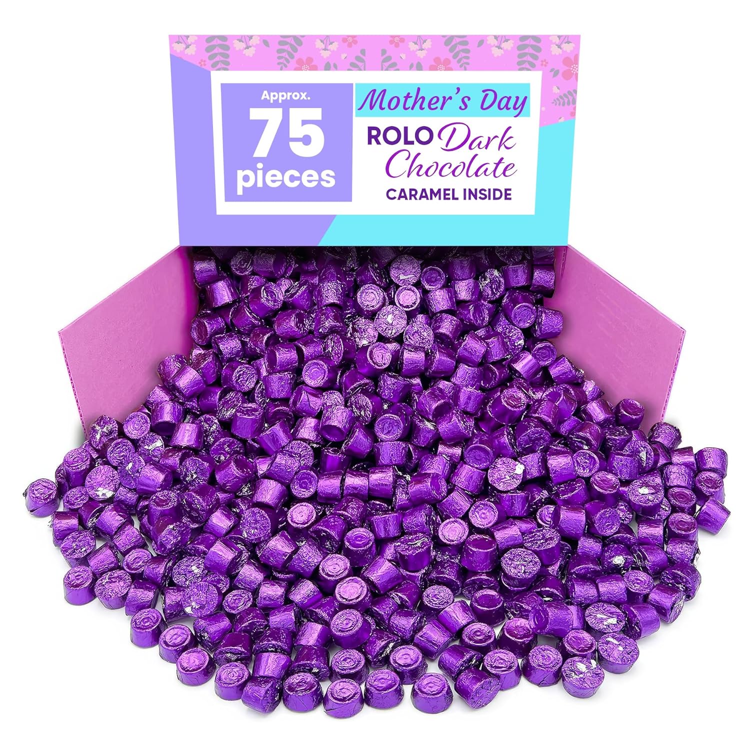 Amazon.com : Rolo Dark Chocolate Candy with Caramel Inside - 1 Pounds ...