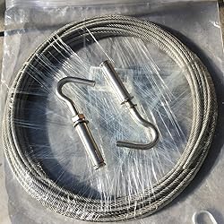 Amazon.com: MAGZO Stainless Steel Clothesline Portable Detachable ...