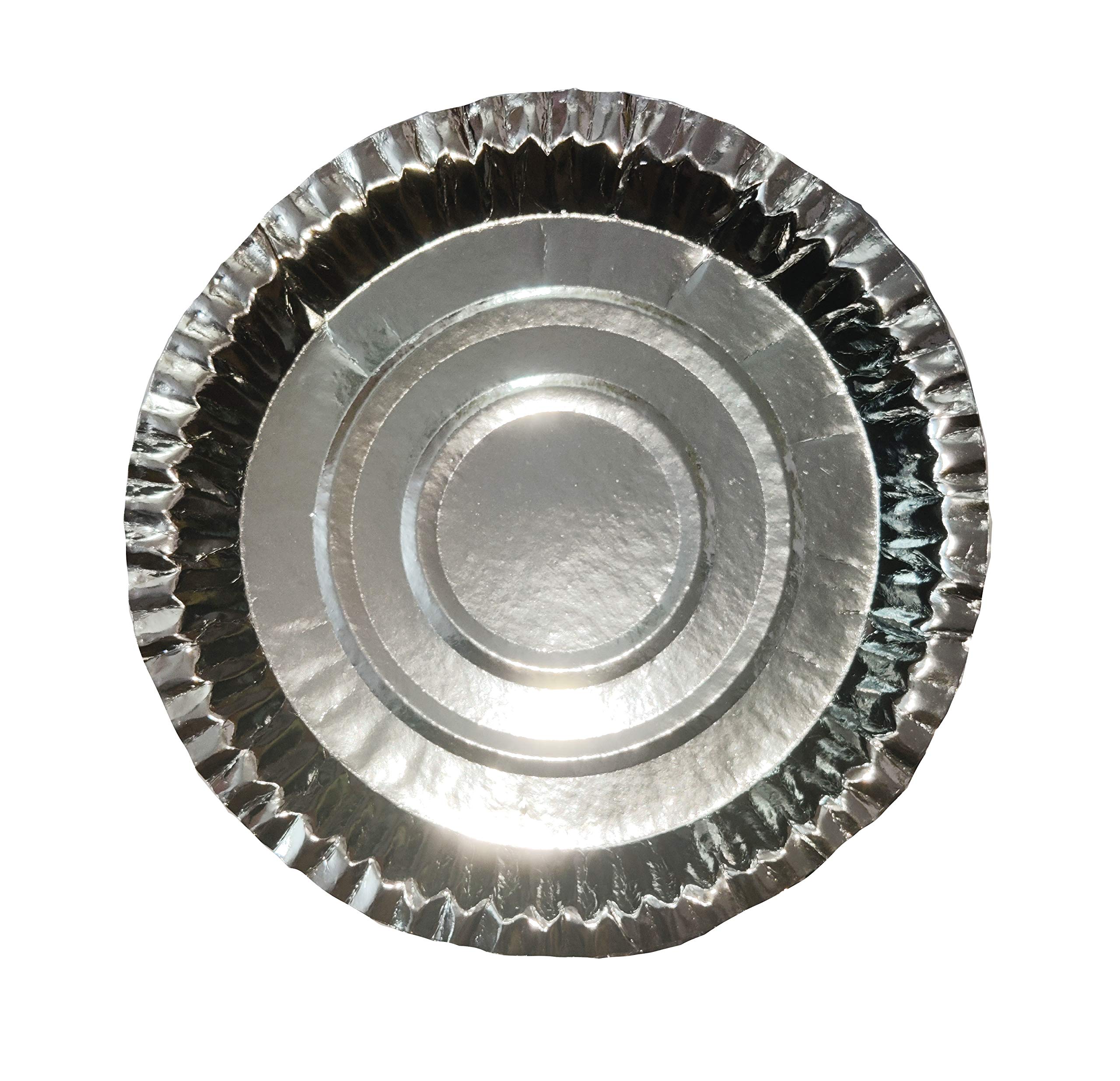 Silver Laminated Paper Plates