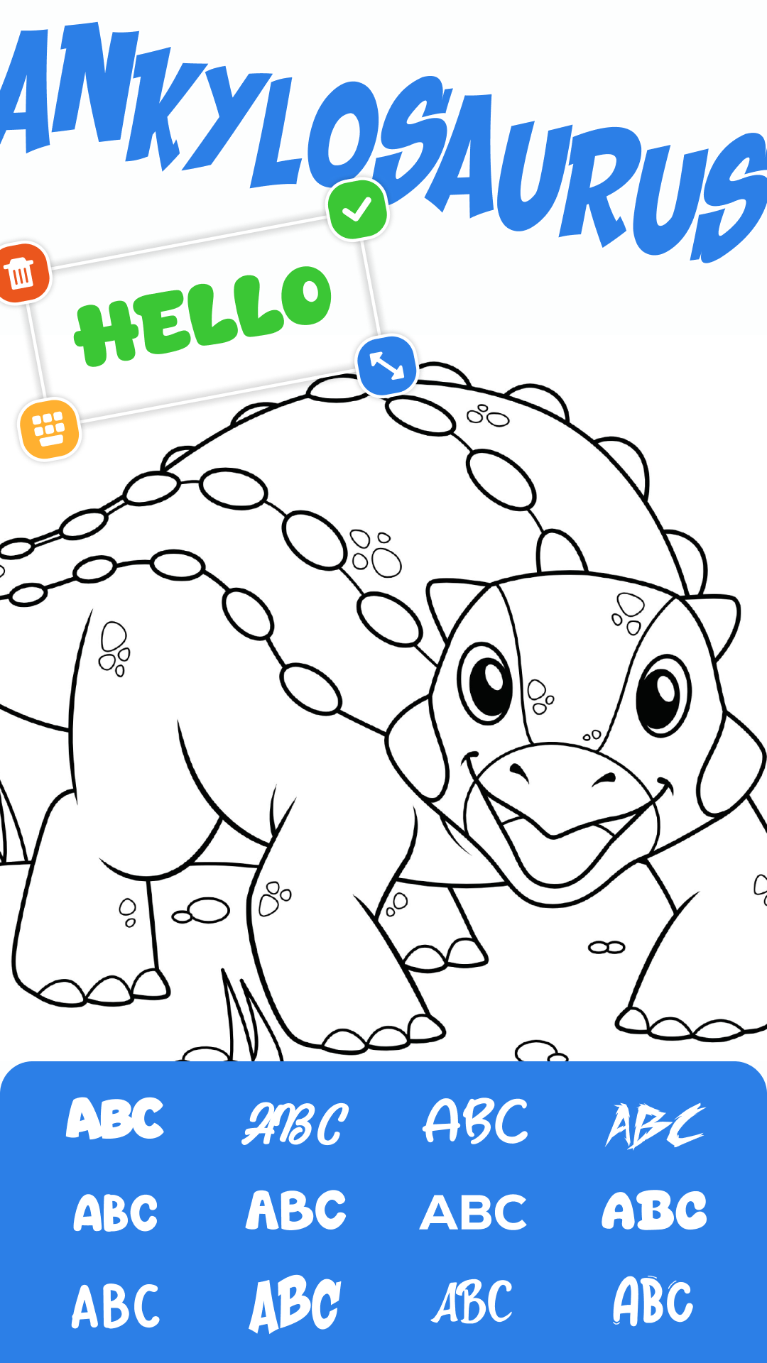Coloring Book for Kids: Dinosaur - App on Amazon Appstore