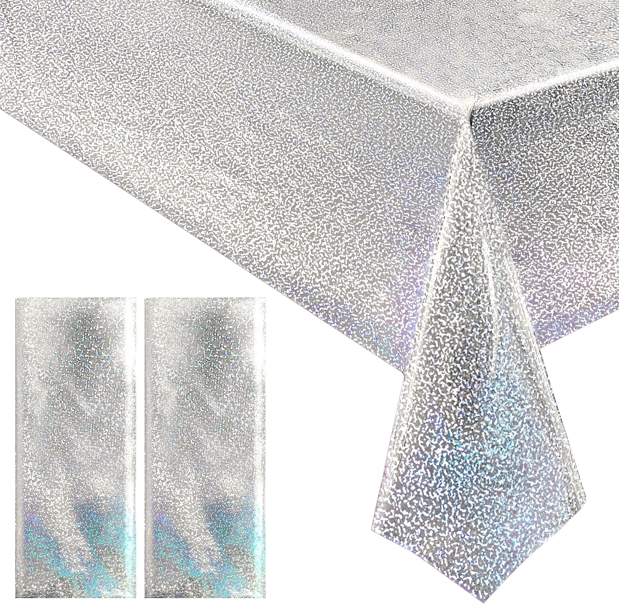 Amazon.com: Unique Stunning Iridescent Rectangular Table Cover, 50" x ...