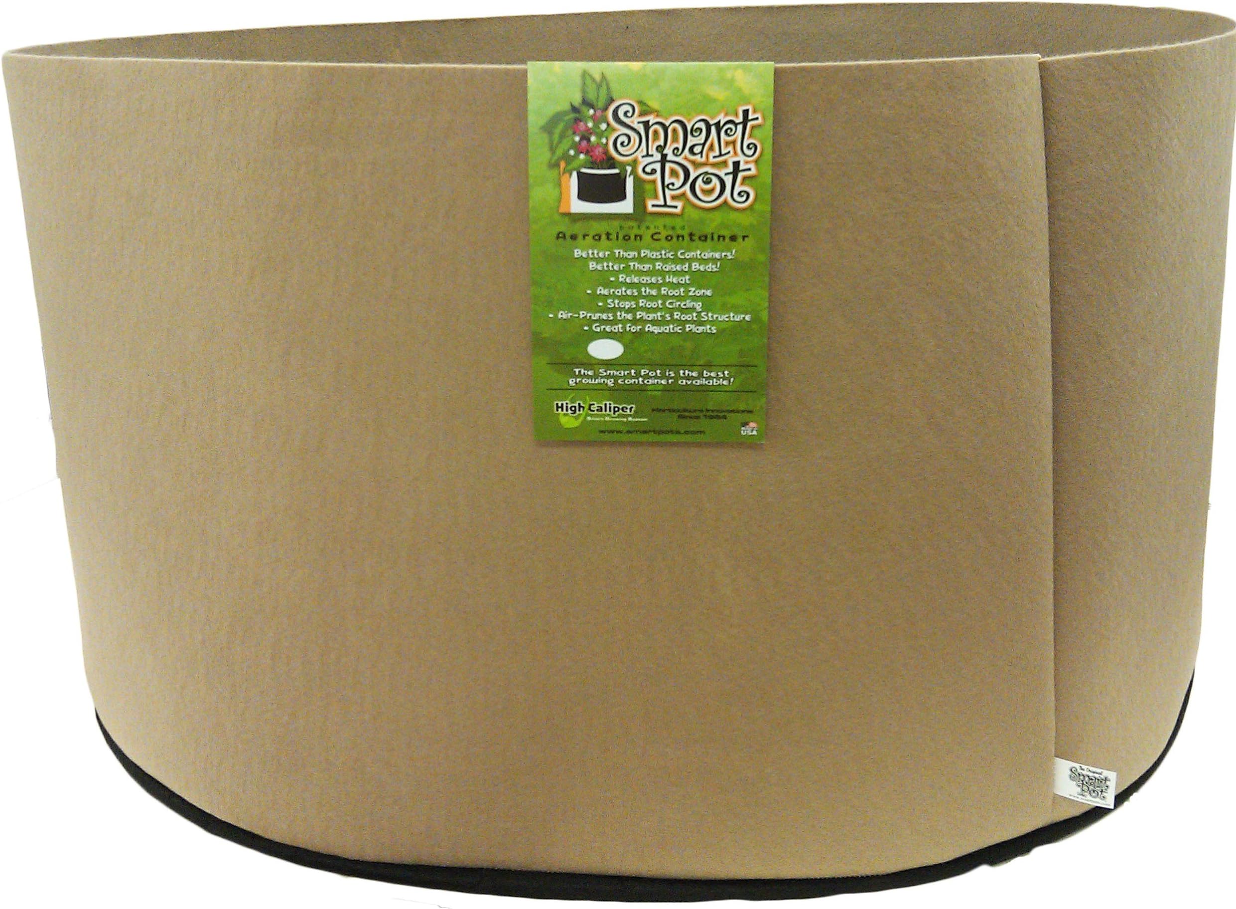 Amazon.com : Smart Pots 5-Gallon Smart Pot Soft-Sided Container, Tan ...