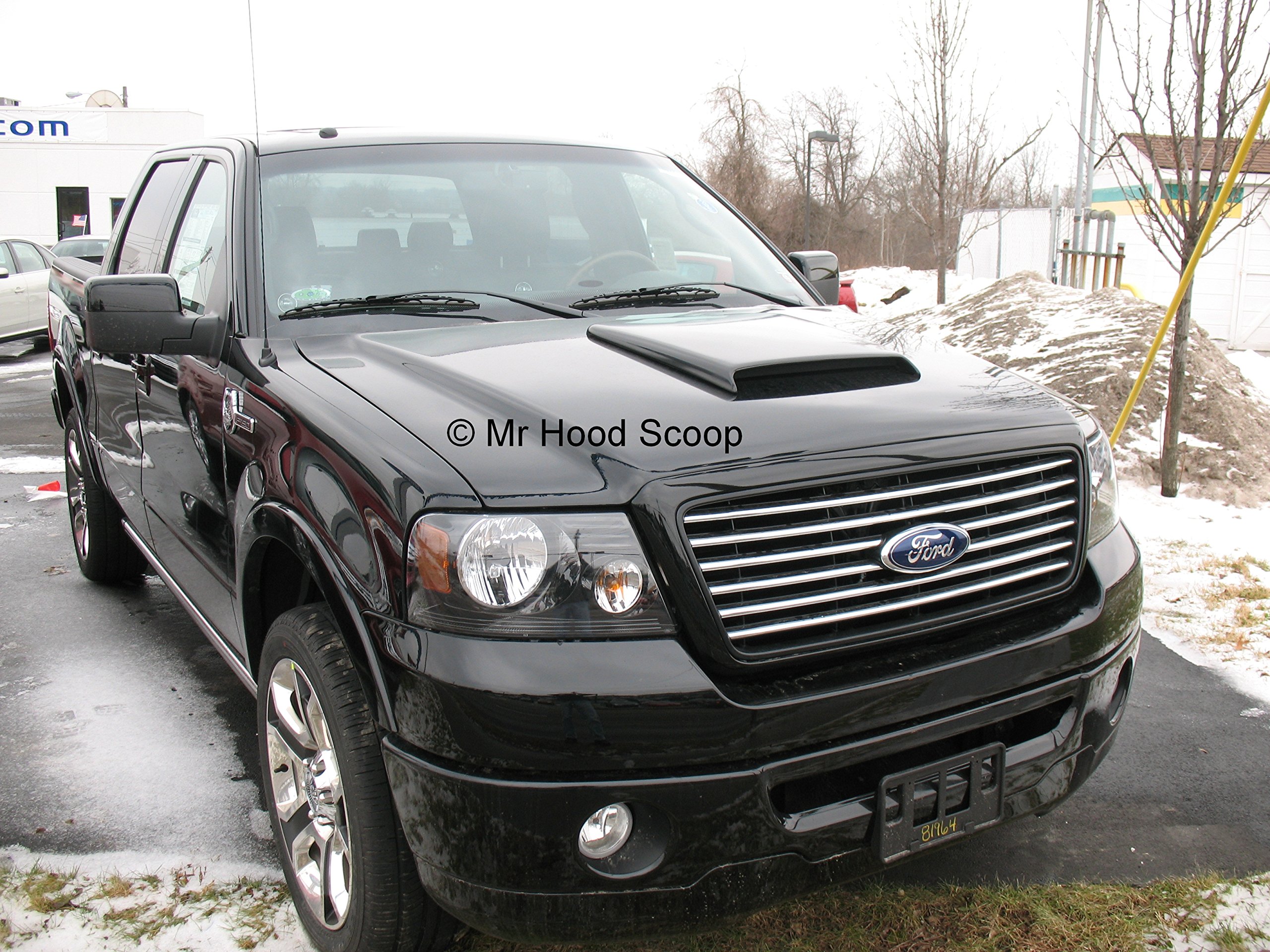 Red F150 Hood Scoops