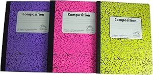 Amazon.com : Norcom Wide Ruled 100 Sheet Composition Notebooks ~ Pack ...
