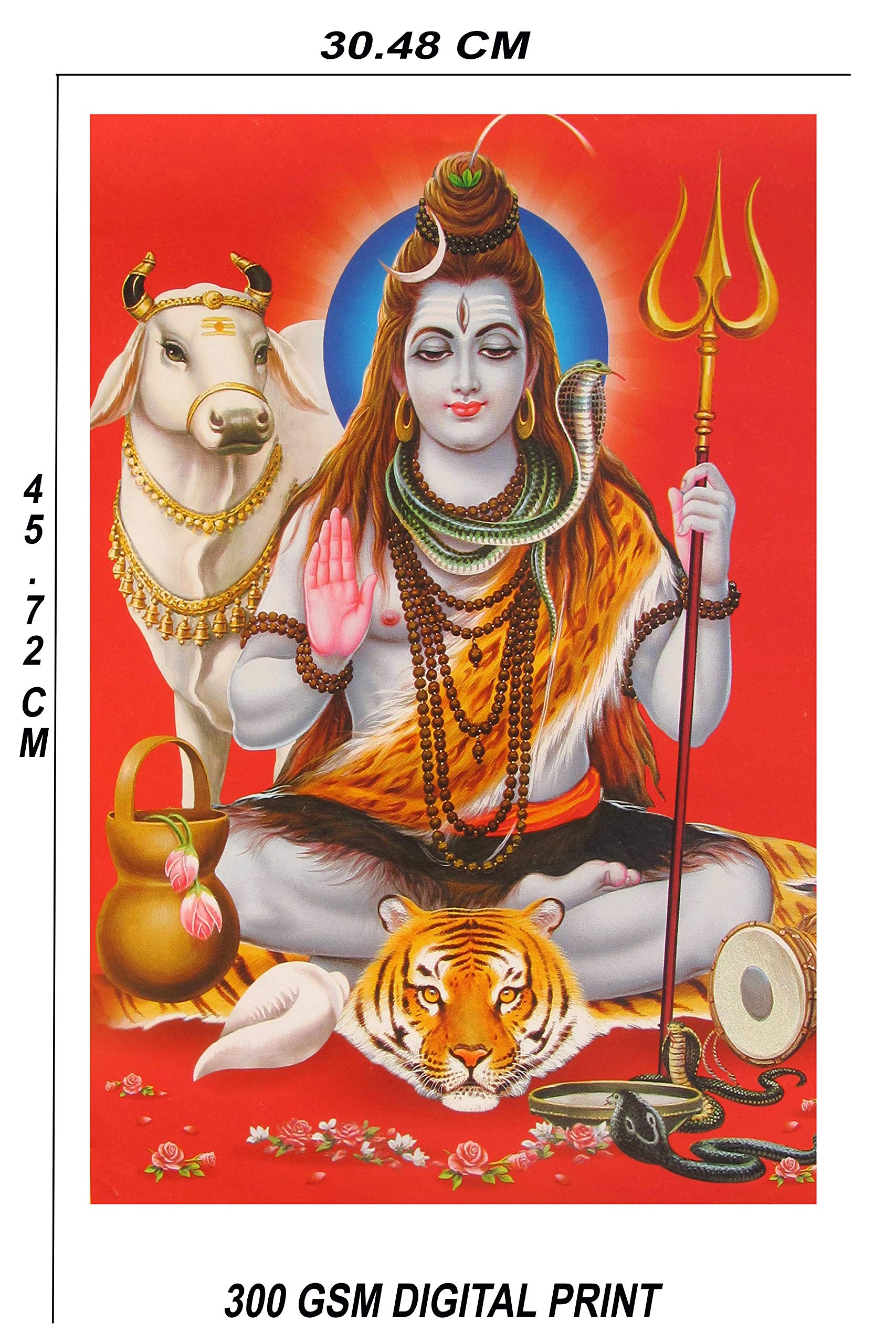Buy Yellow Alley? Religious Wall Poster|bhole Baba Wall Poster for ...