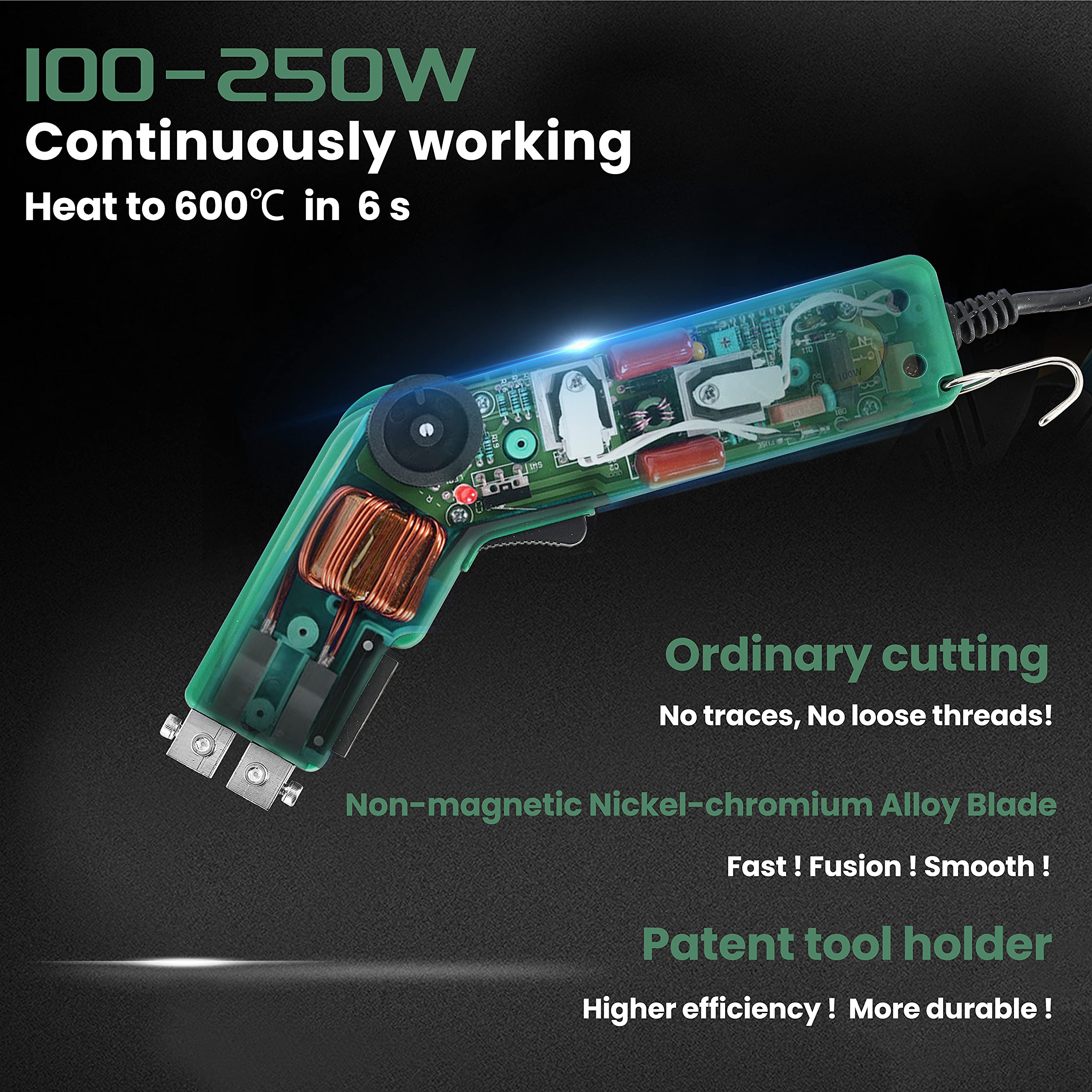 Huanyu LH8 100W Electric Hot Knife Heat Cutter Knife Cutting Tool 600 ...