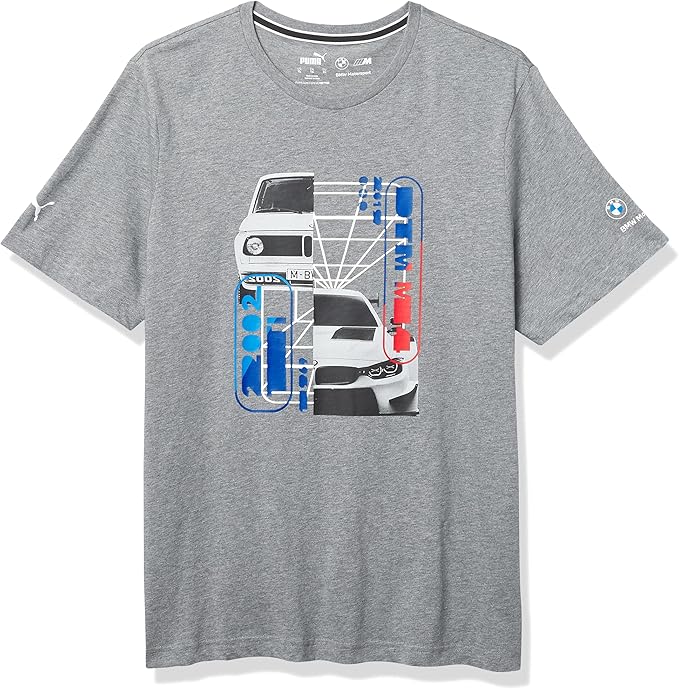 PUMA Men's Standard BMW MMS Car Graphic Tee : Amazon.com.au: Automotive