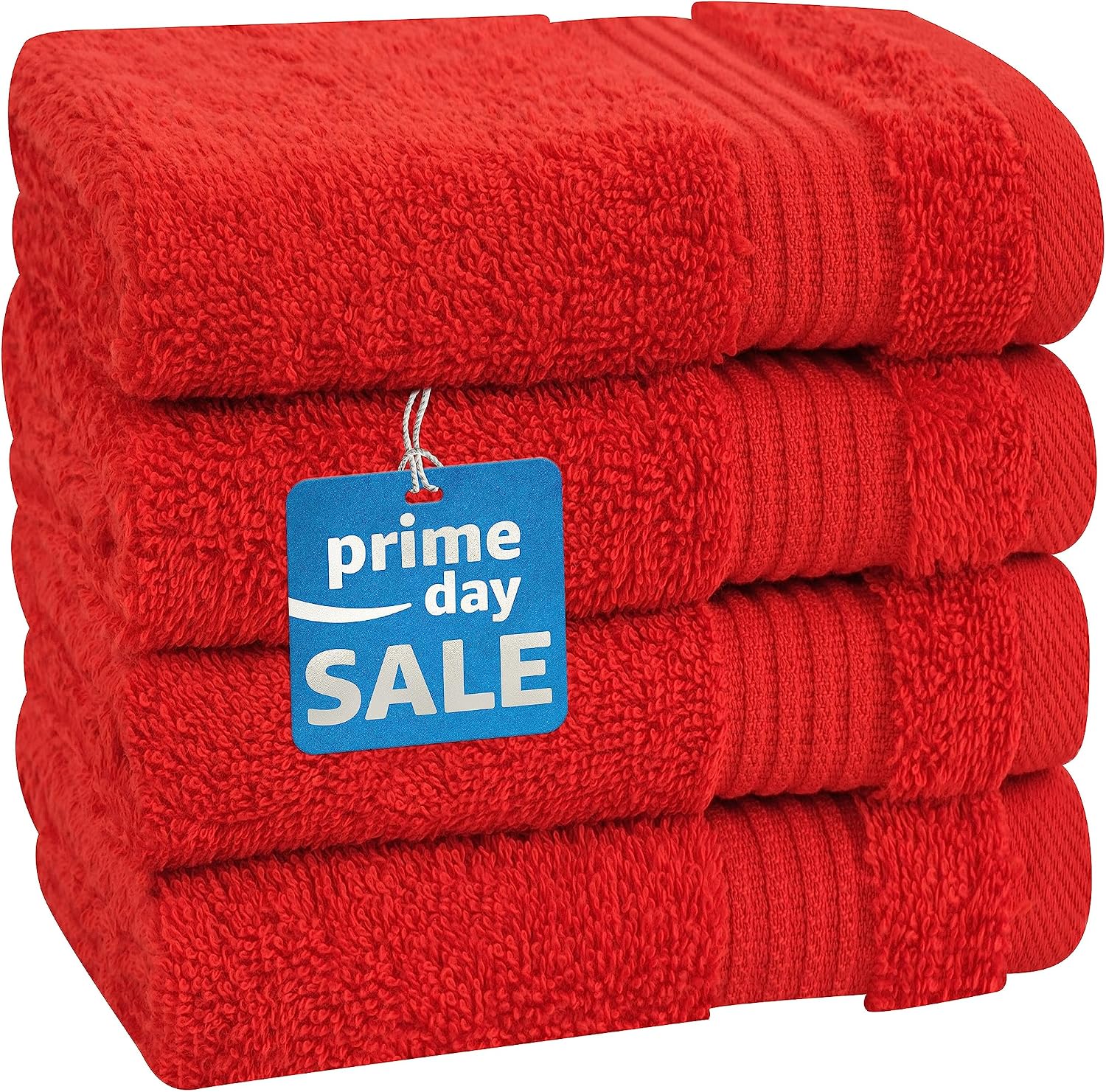 Amazon.com: Cotton Paradise Washcloths for Bathroom, 13 x 13 Inch 100% ...