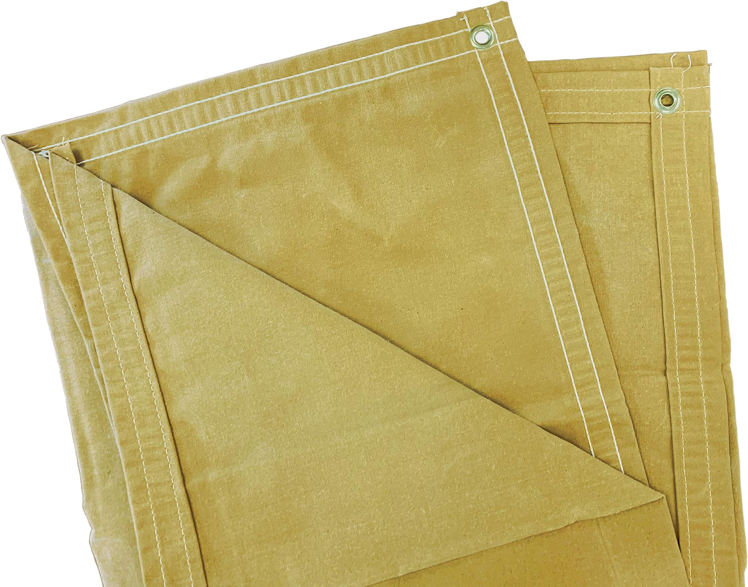 5 Ft. x 5 Ft. White 10 Oz. Canvas Tarp - Amazon.com