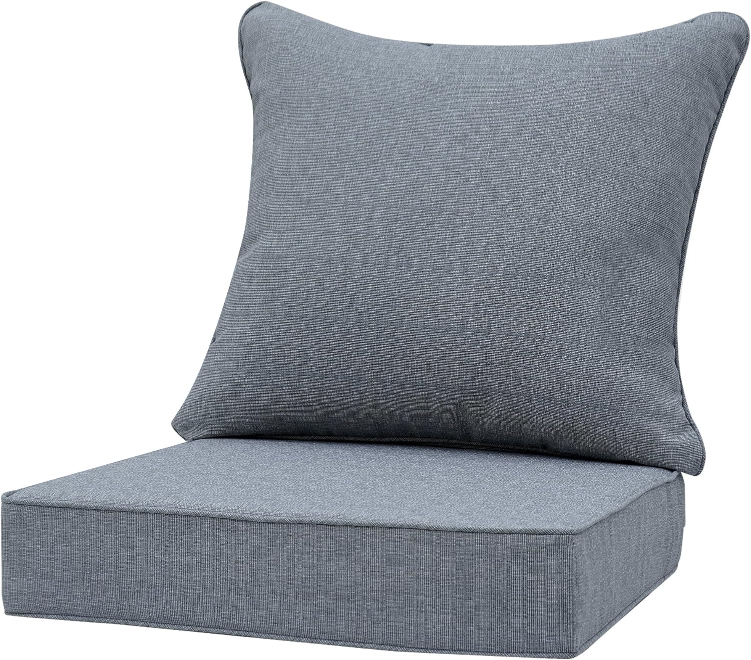 Amazon.com: AONETOZ Deep Seat Patio Cushions Set 22 x 22 Inch,Olefin ...