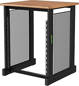 GearIT 12U Audio Rack with Flat Top for 19" Studio Gear, AV Equipment ...