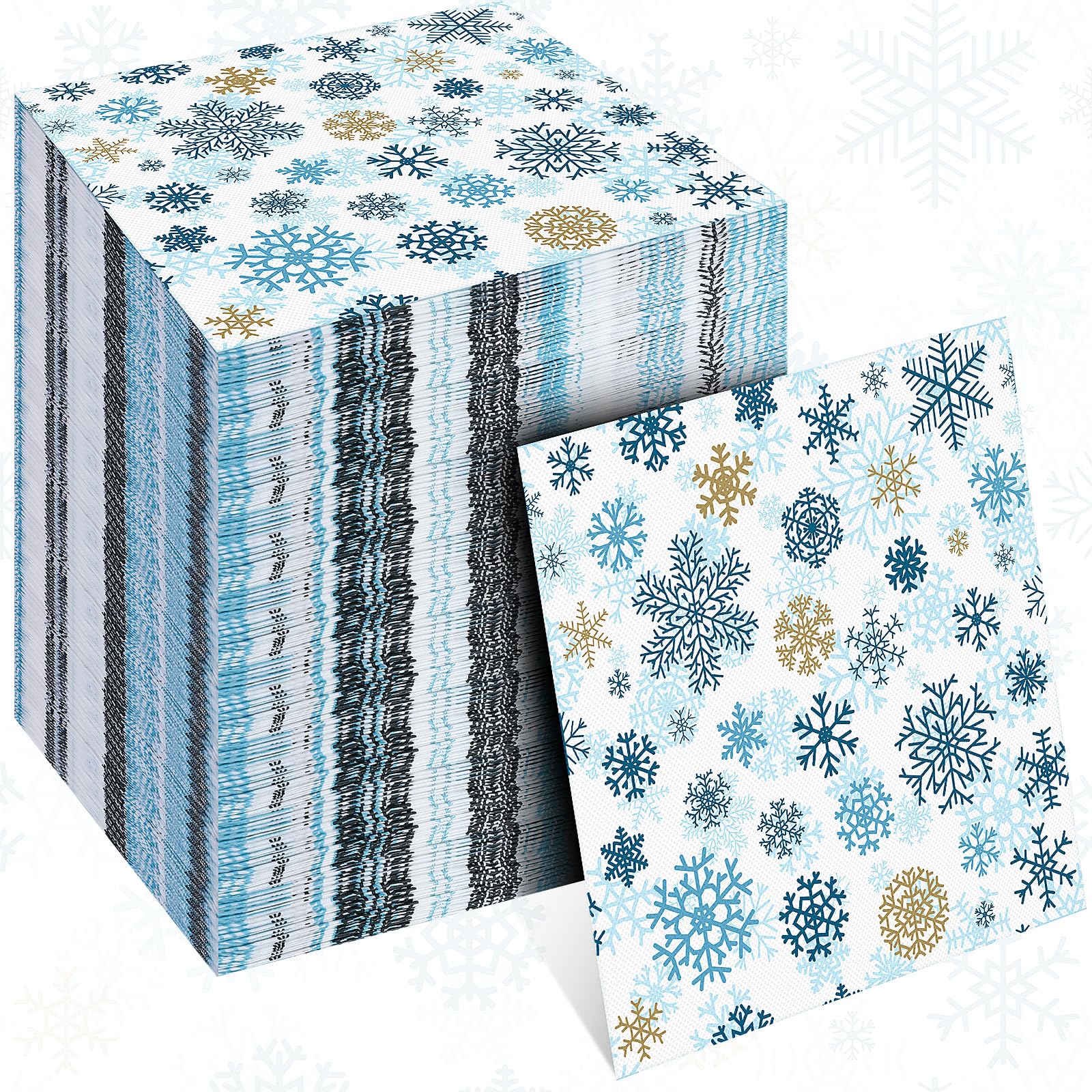 Amazon.com: Motipuns 100 Pcs Christmas Paper Napkins Disposable ...