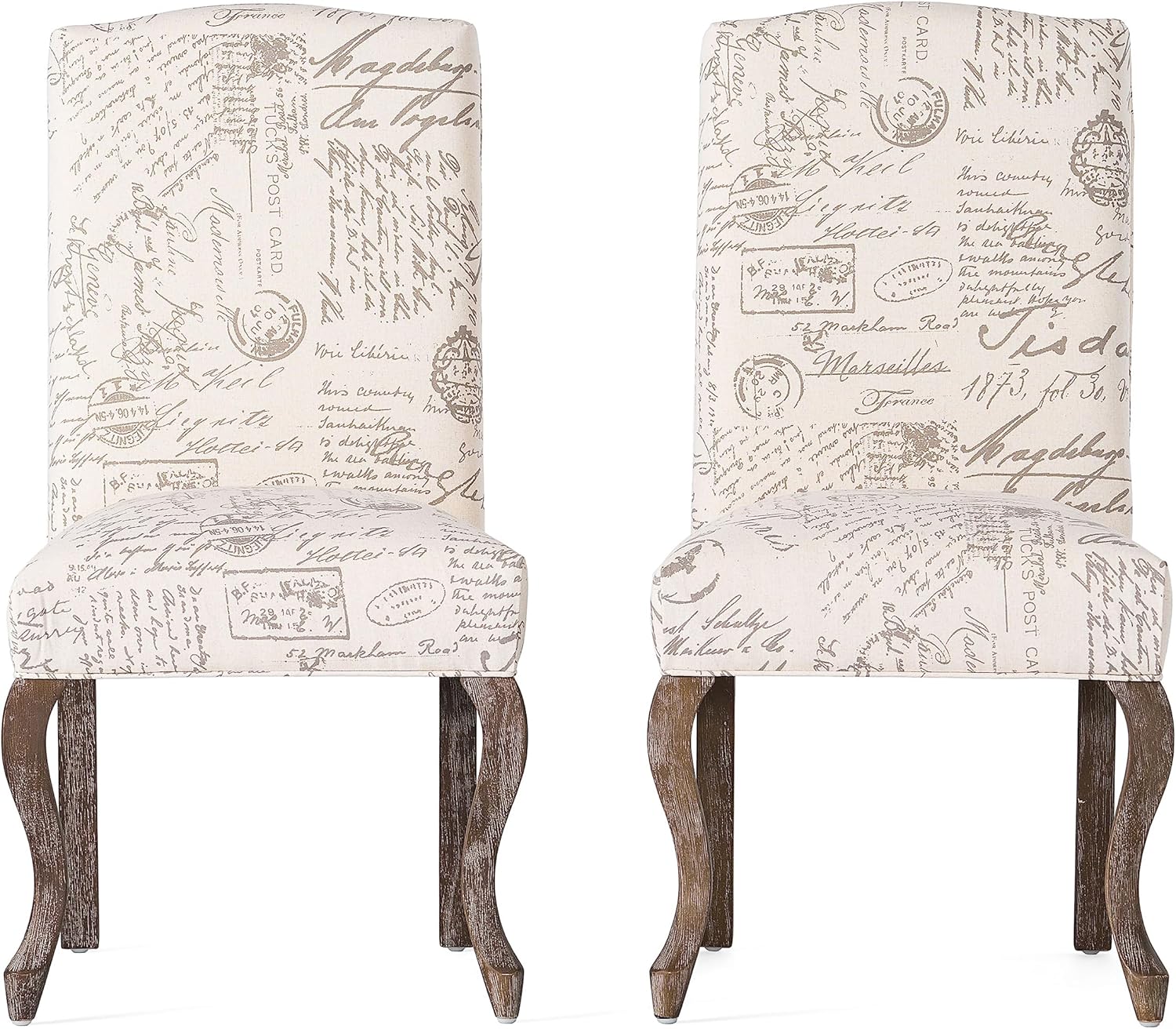 Amazon.com - Christopher Knight Home CKH Crown Top French Script Fabric ...