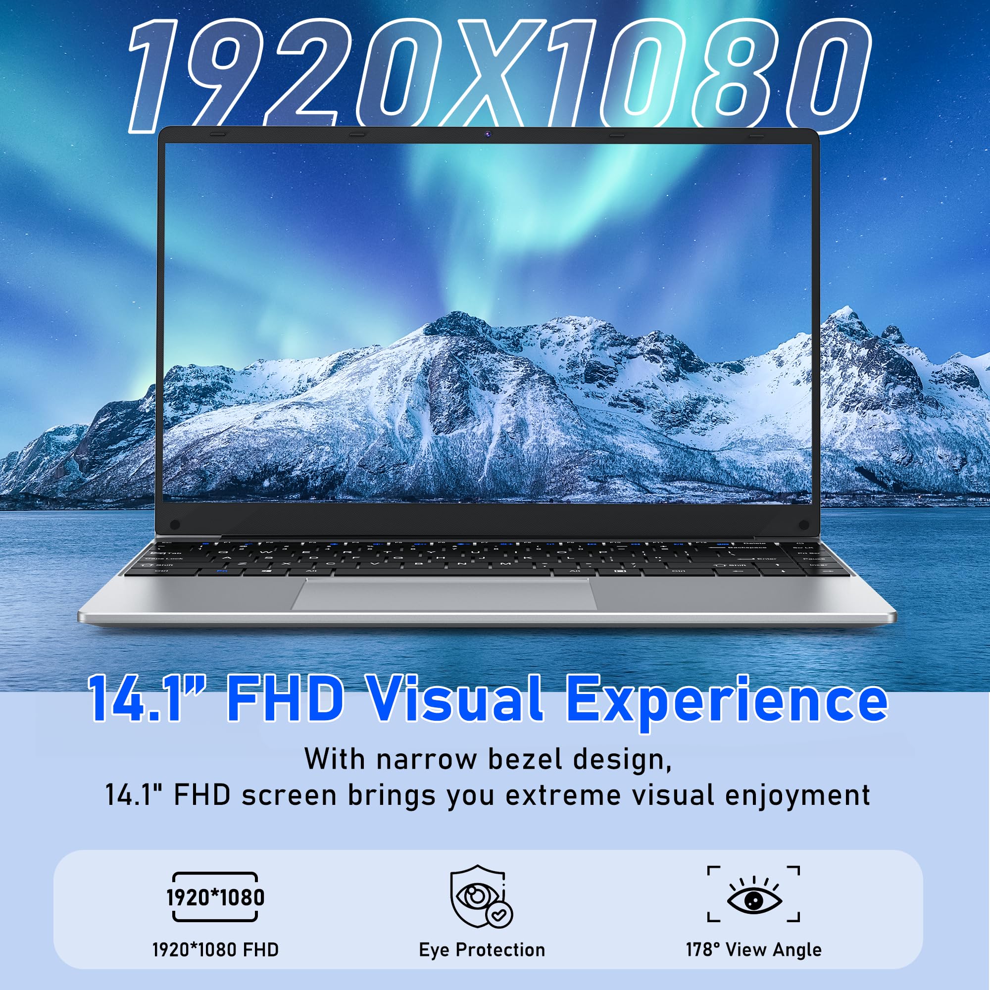 Snapklik.com : FUNYET Laptop Computer, N5095 Gaming Laptop