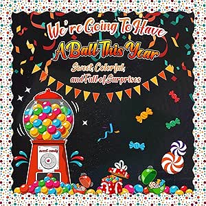 Amazon.com: Back to School Gumball Machine Bulletin Board Decorations ...
