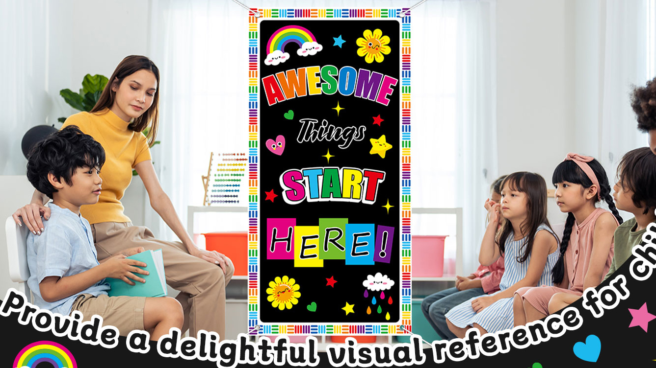 Growth Mindset Qpout 34Pcs Classroom Bulletin Board Signs Welcome Back ...