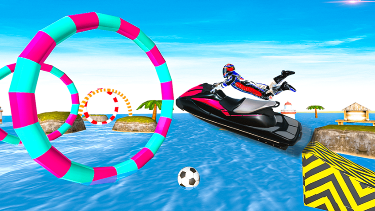 Jet Ski Boat Stunt Master Racing Simulator 3D Games - Water Surfing ...