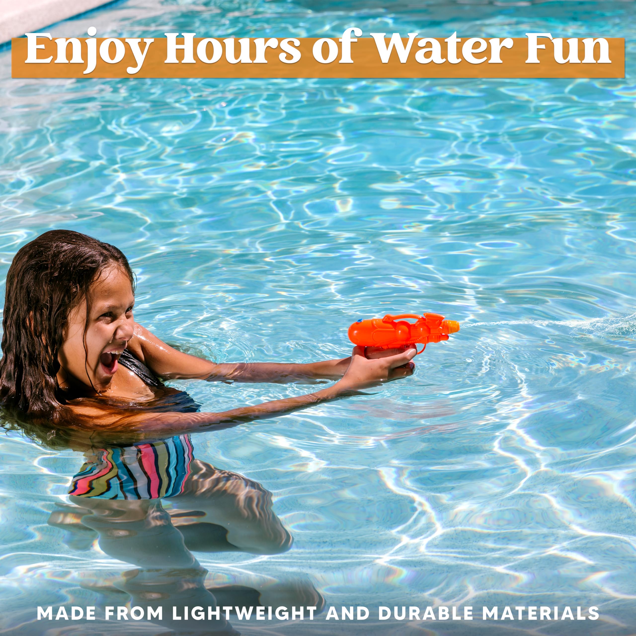 Snapklik.com : 24 Packs Water Gun Party Favors, Assorted Colors Mini ...