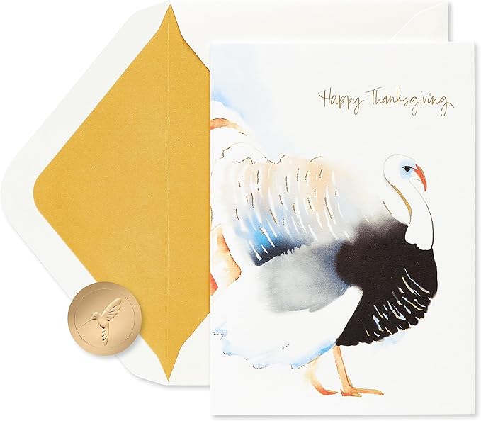 Amazon.com : Papyrus Thanksgiving Card (Warmth of The Season, Glitter ...