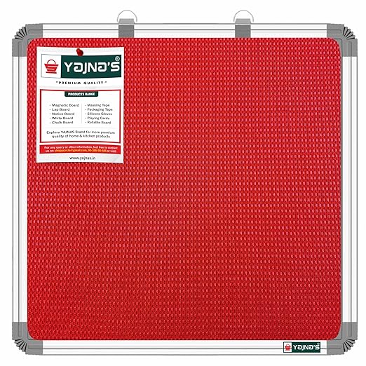 YAJNAS® 2x2 Feet Premium Material Notice Pin-up Board/Pin-up Board/Soft ...