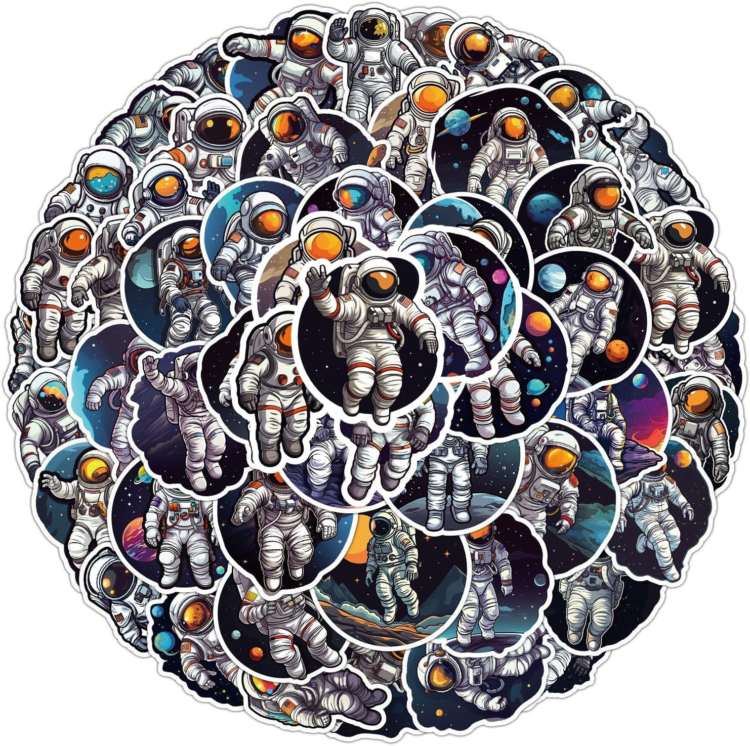 Amazon.com: Astrorhine Astronaut Stickers Space Stickers for Kids ...