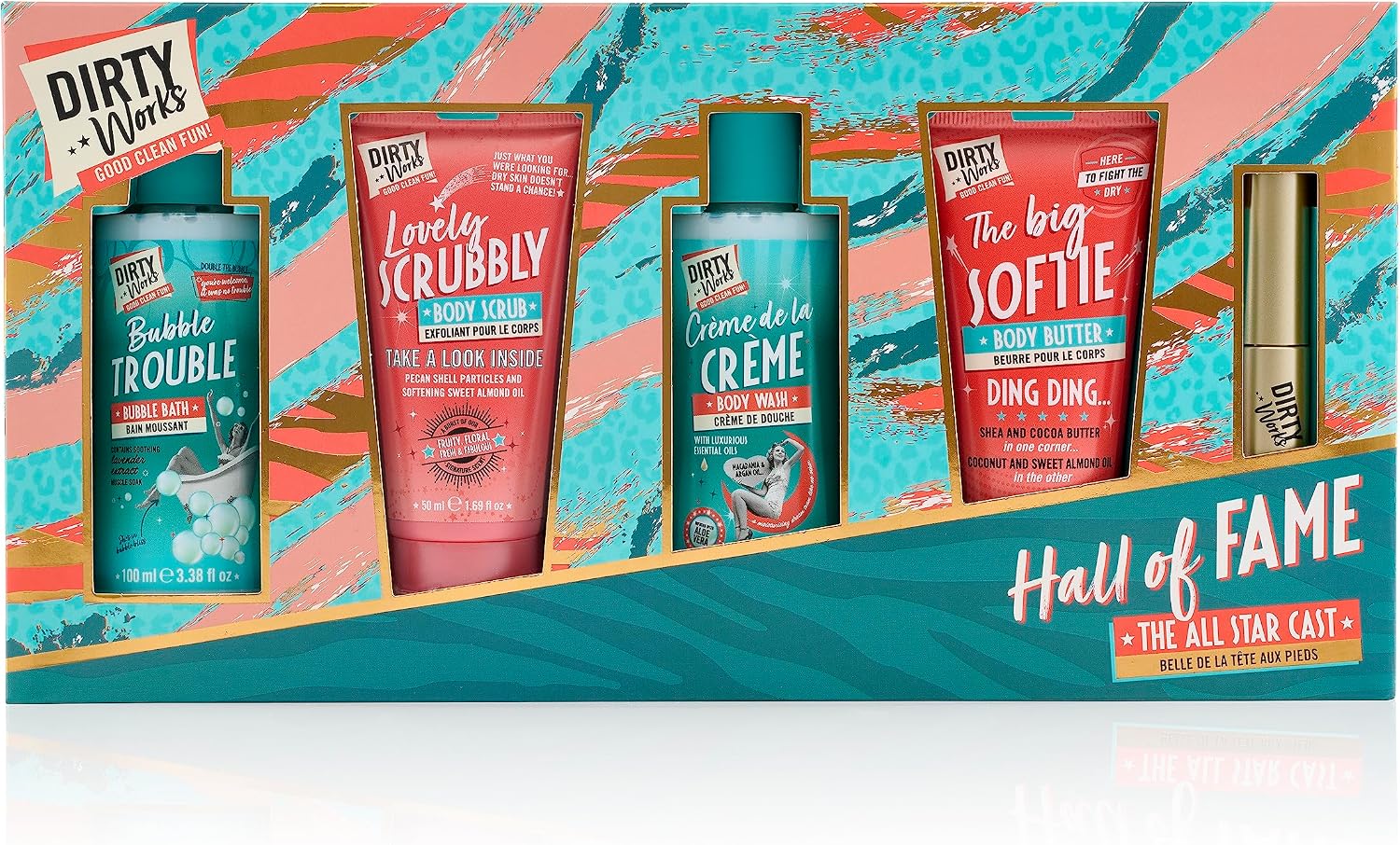 Dirty Works Hall Of Fame, body Scrub, Body Butter, Wash, Bubble Bath ...