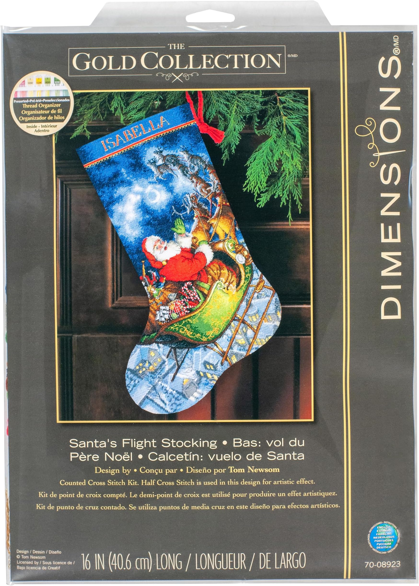 Amazon.com: Dimensions Needlecrafts Dimensions Holiday Glow Stocking ...