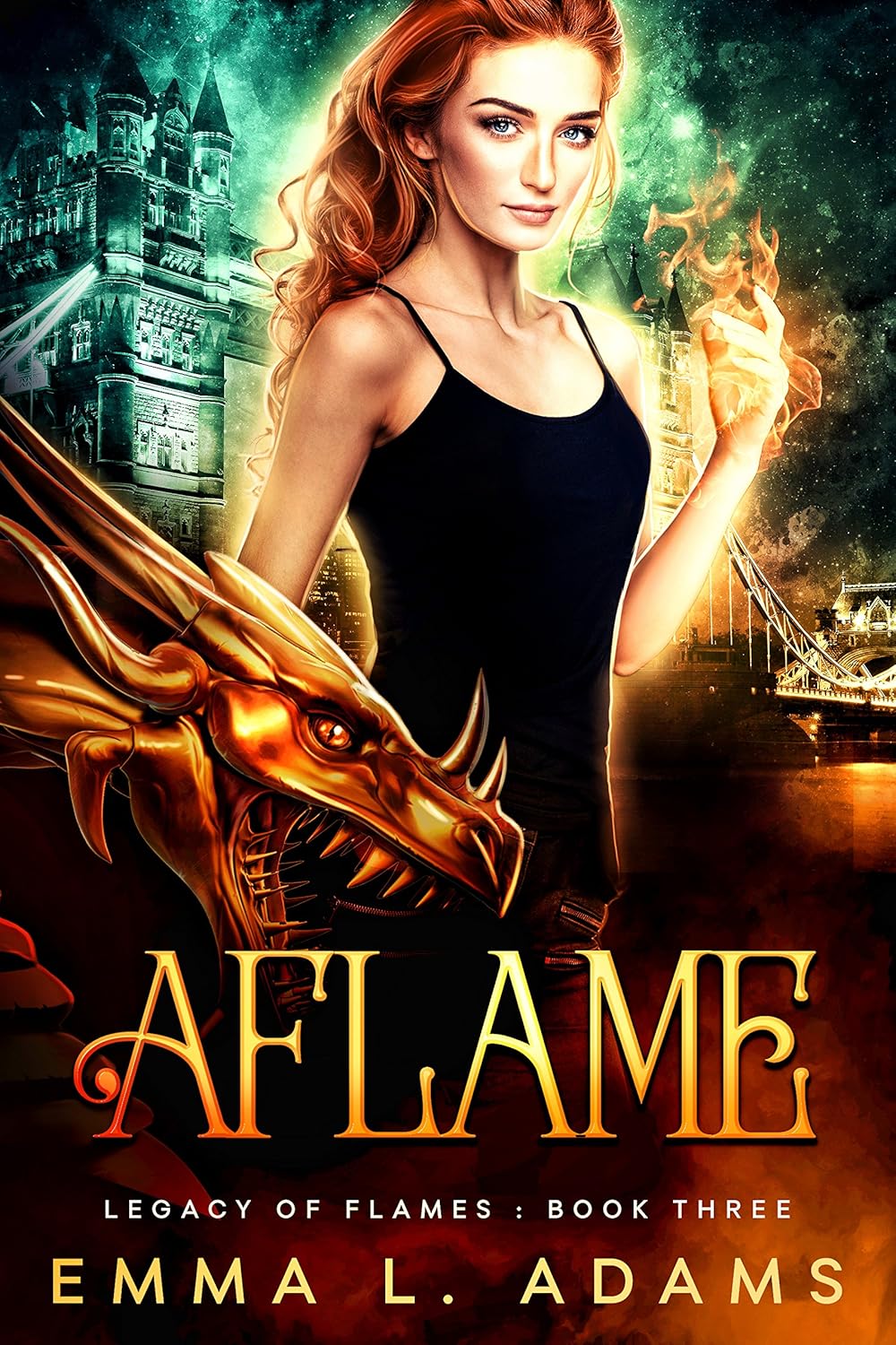 Amazon.com: Aflame (Legacy of Flames Book 3) eBook : Adams, Emma L ...