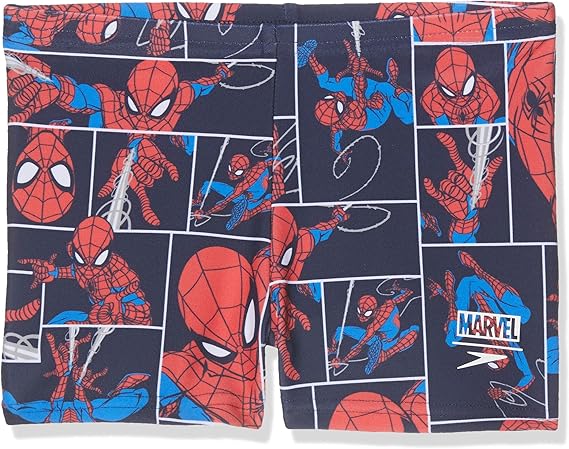 Speedo Boys' Marvel Aqua Shorts, Spiderman Navy/Lava Red : Amazon.co.uk ...