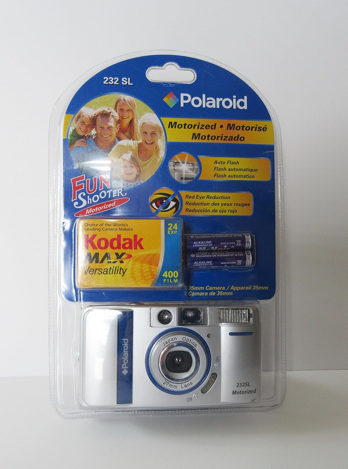 Amazon.com : Polaroid 232sl Motorized Camera Japan Optics 27mm Lens ...