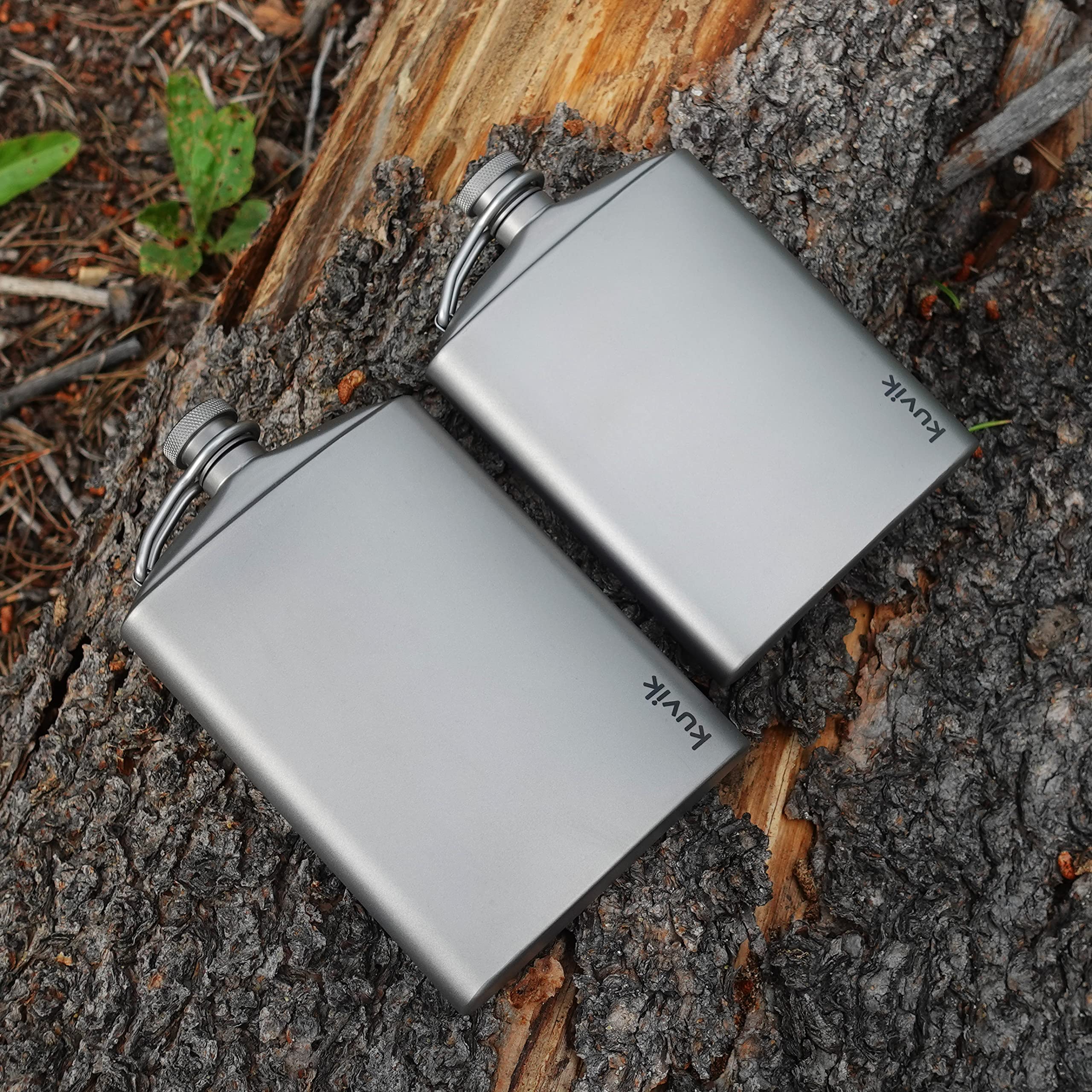 Snapklik.com : Kuvik Titanium Flask 8.8 Oz