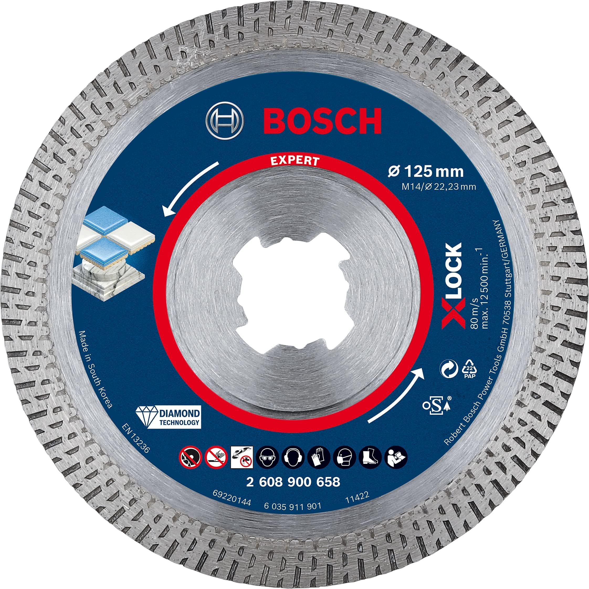 Bosch Accessories 1x Disque à tronçonner Expert Diamond Metal Wheel X ...