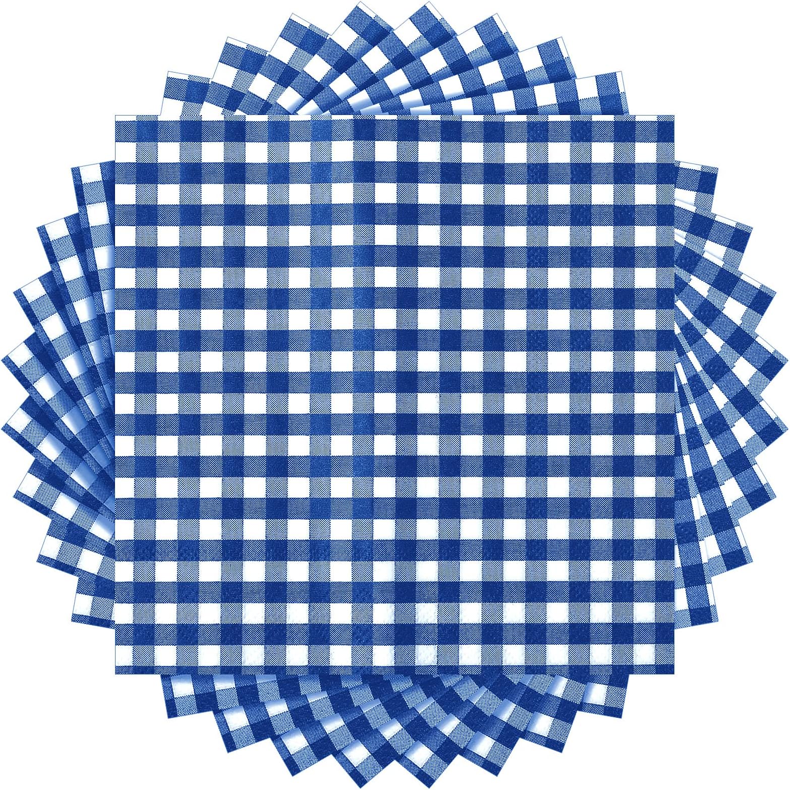 Talking Tables Red Checkered Napkins Gingham Serviettes – Disposable ...