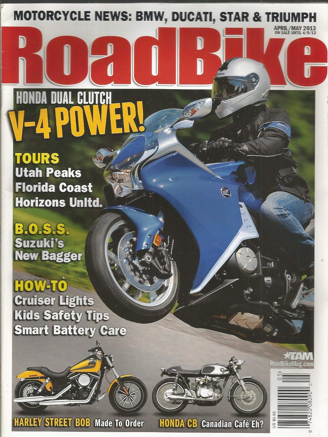 ROADBIKE MAGAZINE APRIL MAY 2013 HONDA POWER: Various: Amazon.com: Books