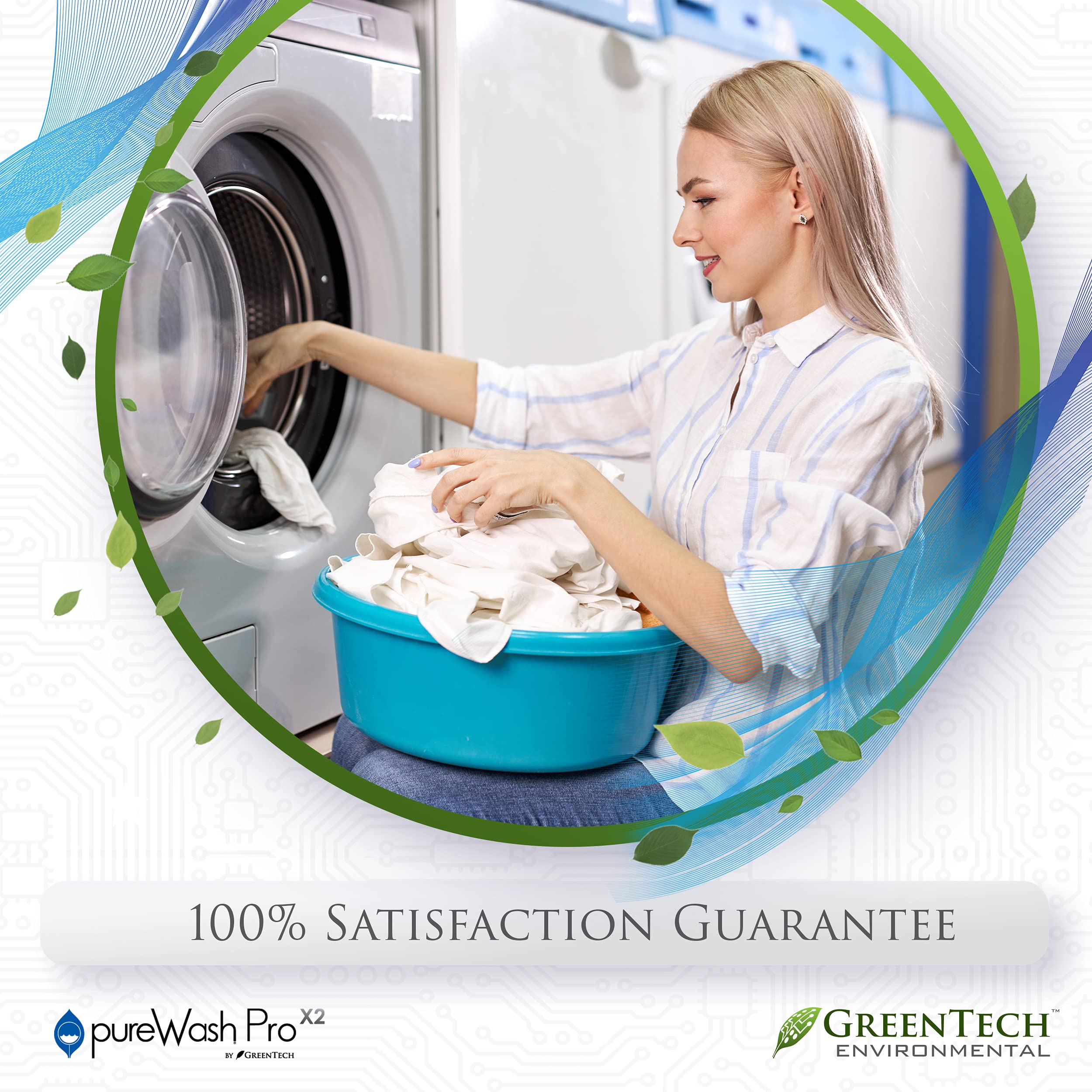 Greentech Environmental pureWash Pro X2 Detergent-Less Laundry System ...