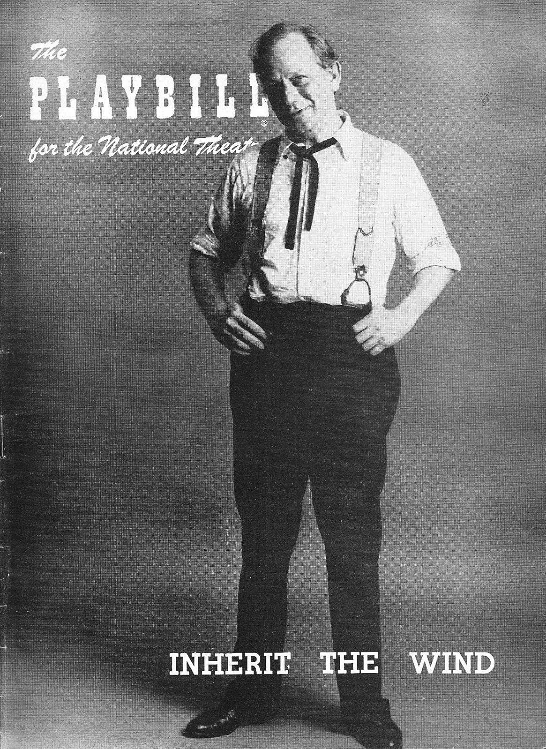 Melvyn Douglas "INHERIT THE WIND" Ed Begley / Tony Randall '55 Broadway ...