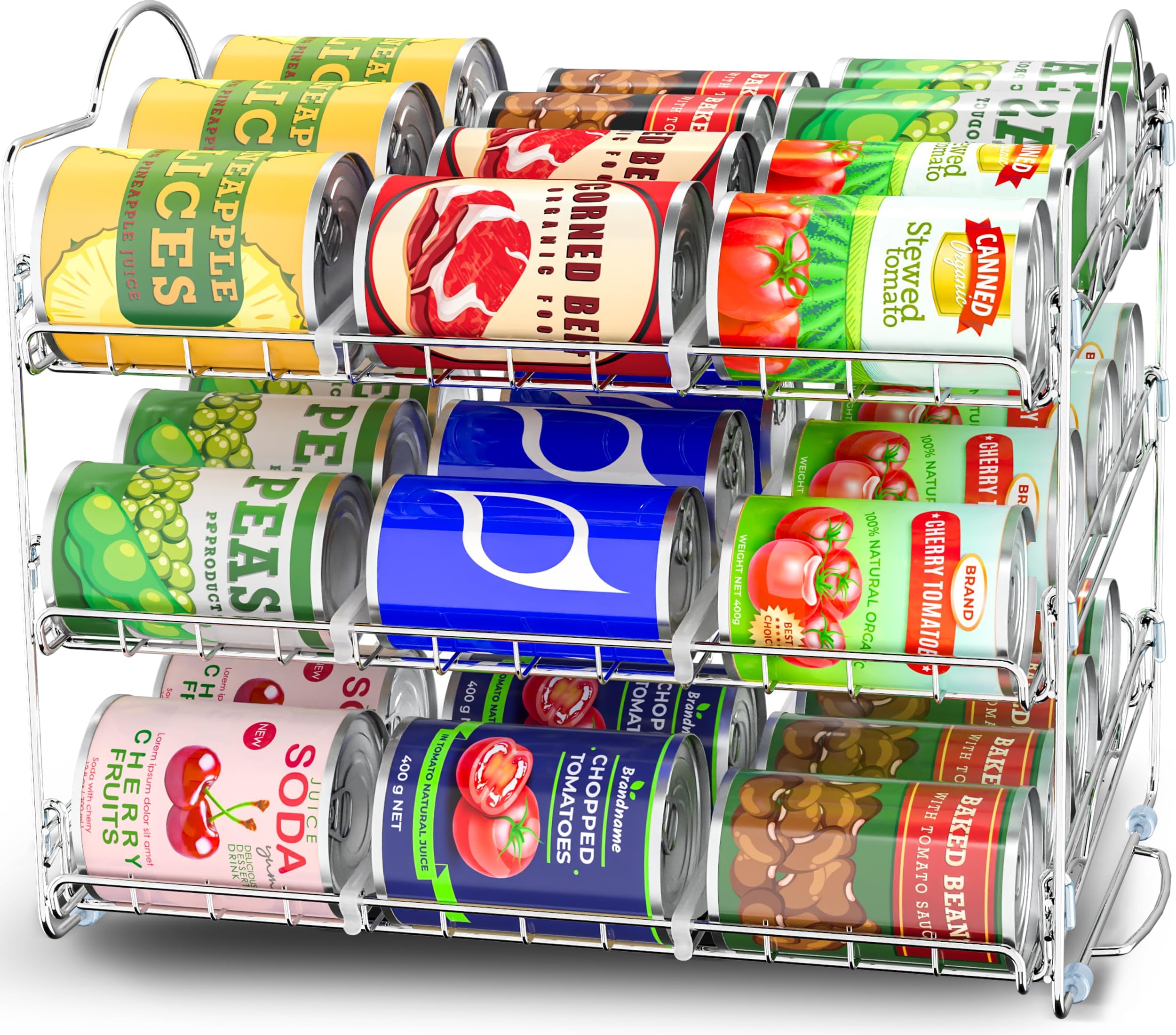 Amazon.com: Deco Brothers Stackable Can Rack Organizer for Kitchen and ...