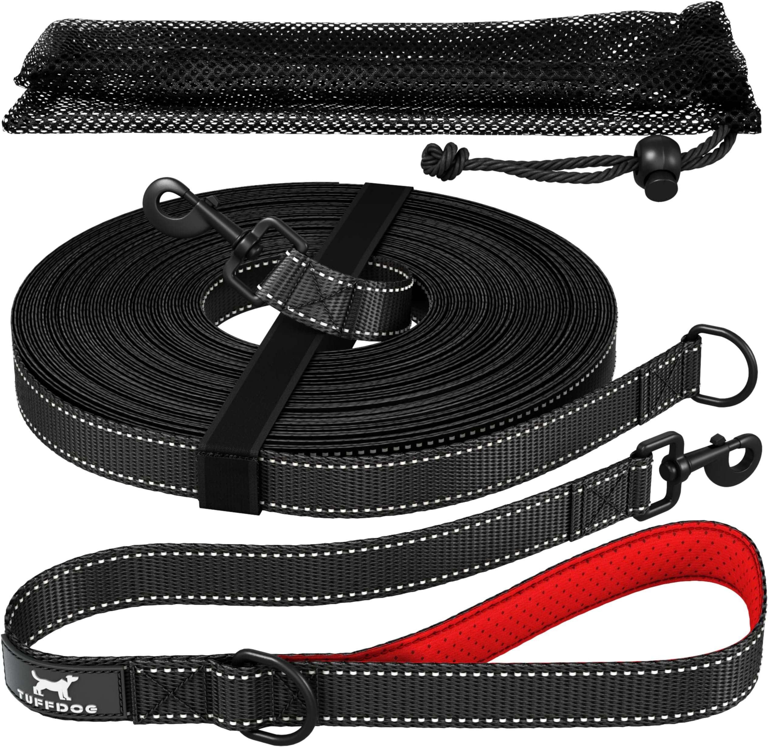 PETTOM Heavy Duty Strong Long Line Dog Lead Leash Traction Rope, for ...