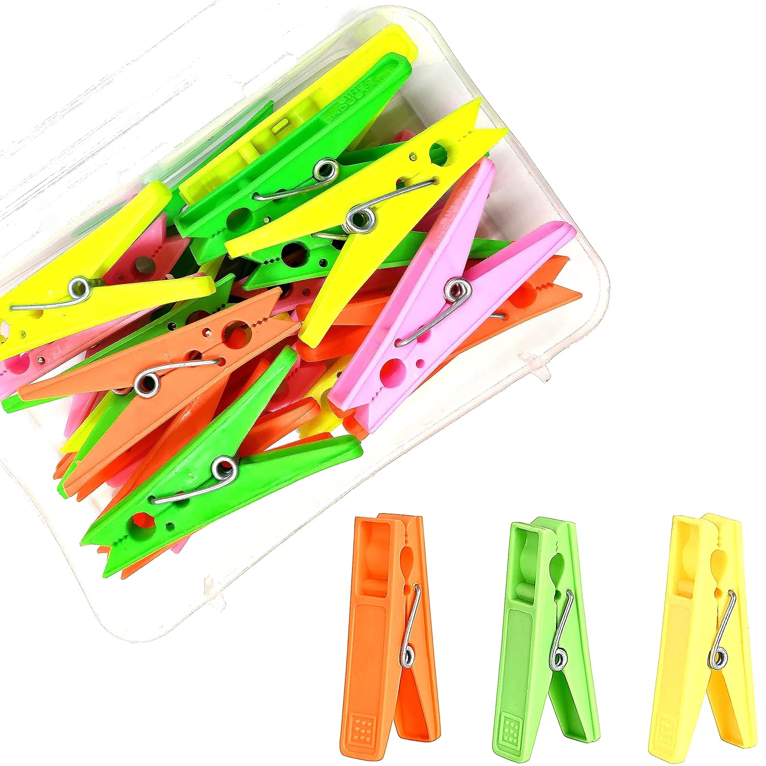 MAPLE Heavy Quality Duty Rust Cloth Peg Plastic Hanging Clips for Cloth ...