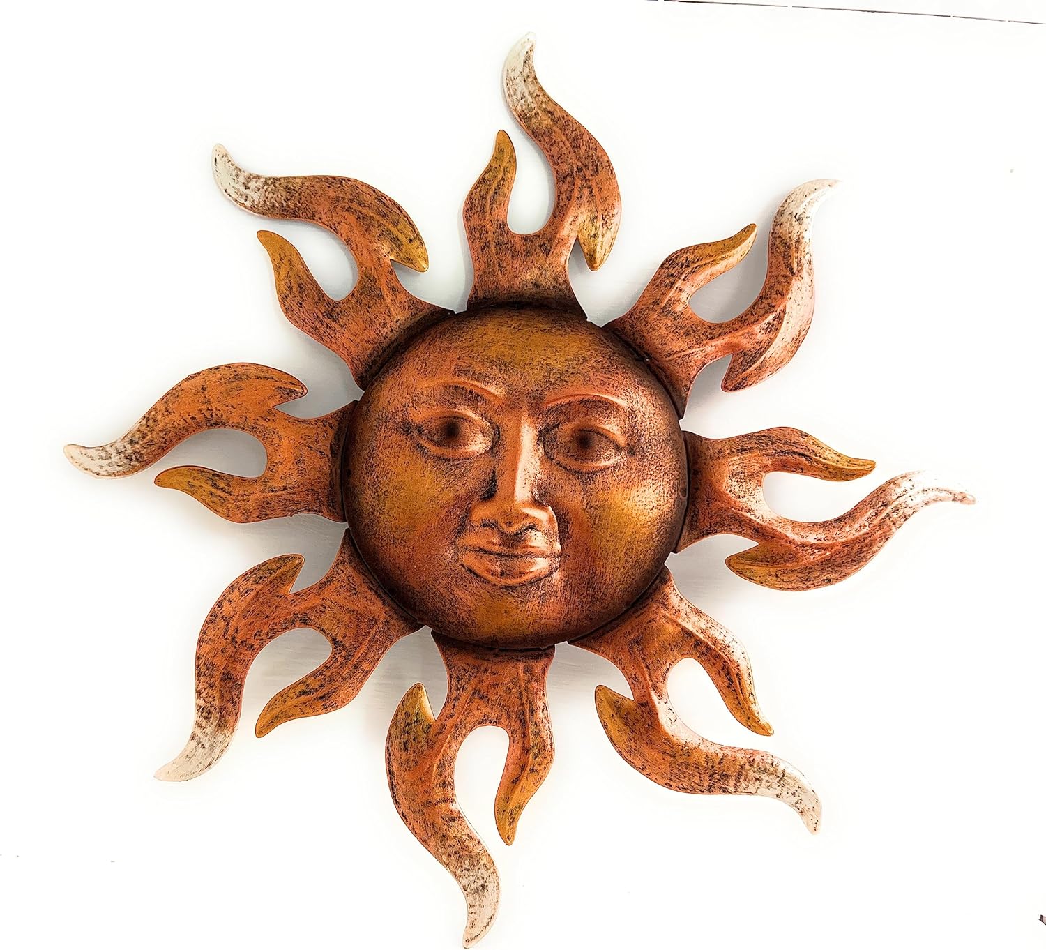 Amazon.com: STGdecor Small Metal Hanging Sun Face Wall Art. 10.75 inch ...