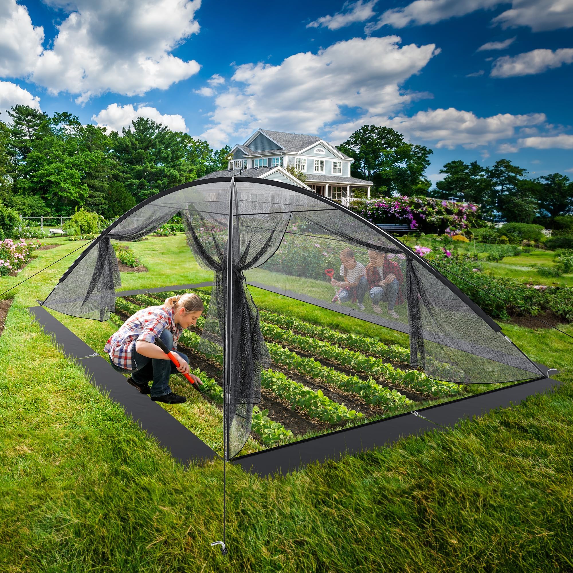 Amazon.com : YITAHOME 17x13FT Pond Net Pond Cover Dome Balcony Koi ...