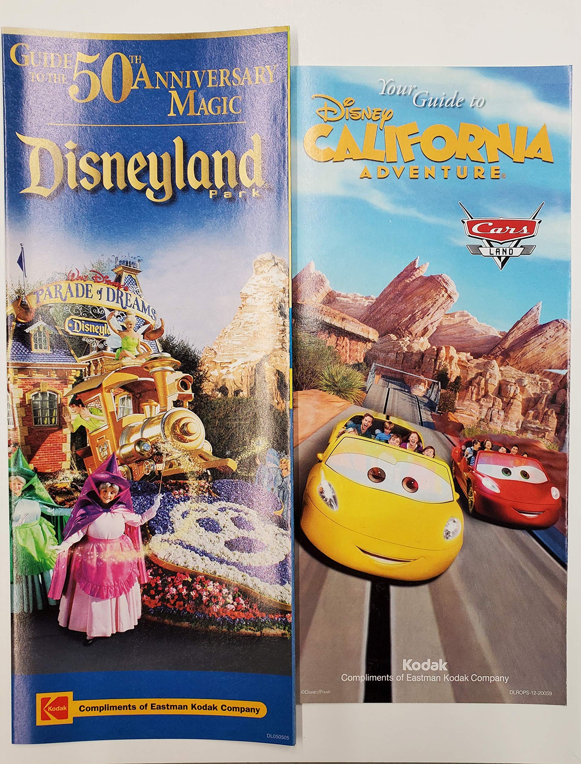 50th Anniversary Disneyland Park Map