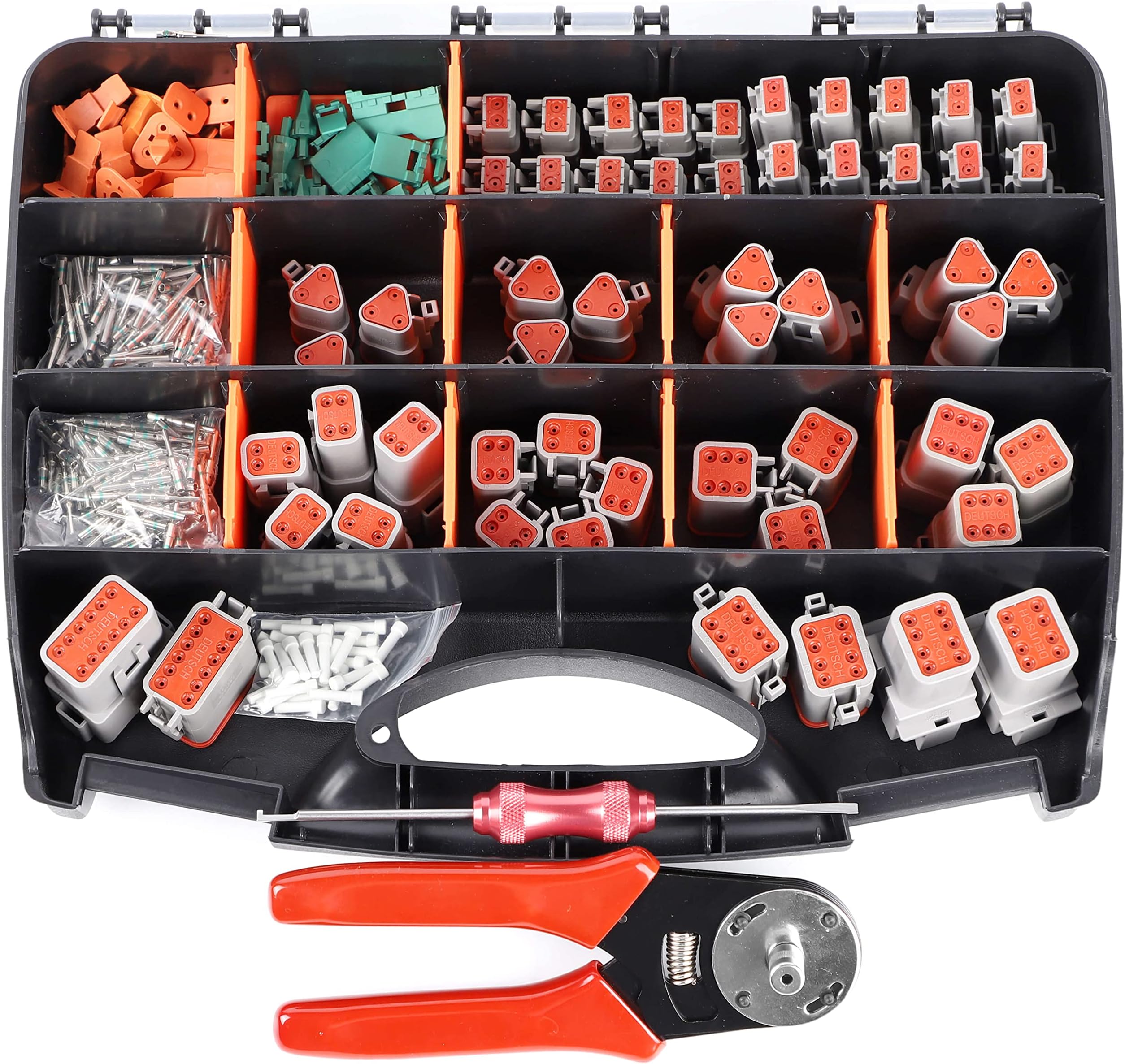 Amazon.com: BOOROH Deutsch Connector Kit 338 Pcs, 2 3 4 6 8 12 Pin ...