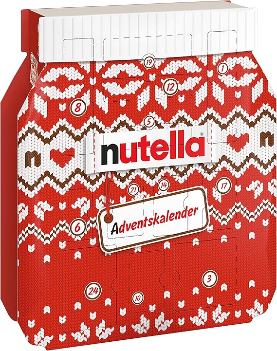Nutella Adventskalender 2025 528g | Entdecke täglich köstliche ...